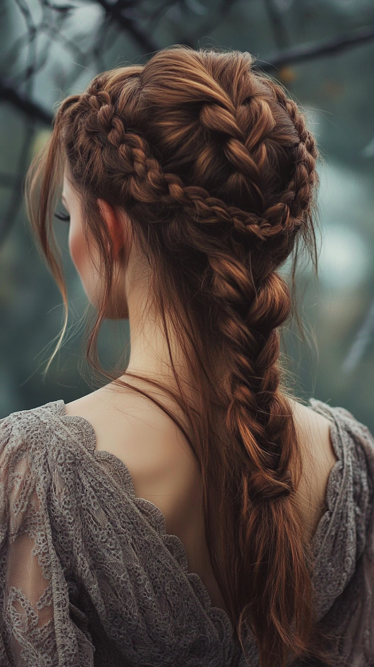 20 Half Up Half Down Hairstyles with Braids – Trendy & Stylish Looks ...