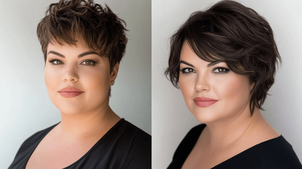 20+ Flattering Short Haircuts for Plus Size Women