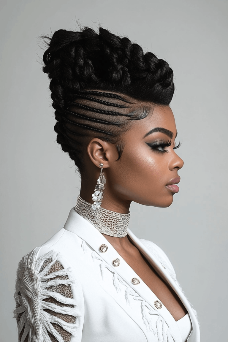 15 Braided Mohawk for Black Women – Stylish & Trendy Looks - trimizy.com