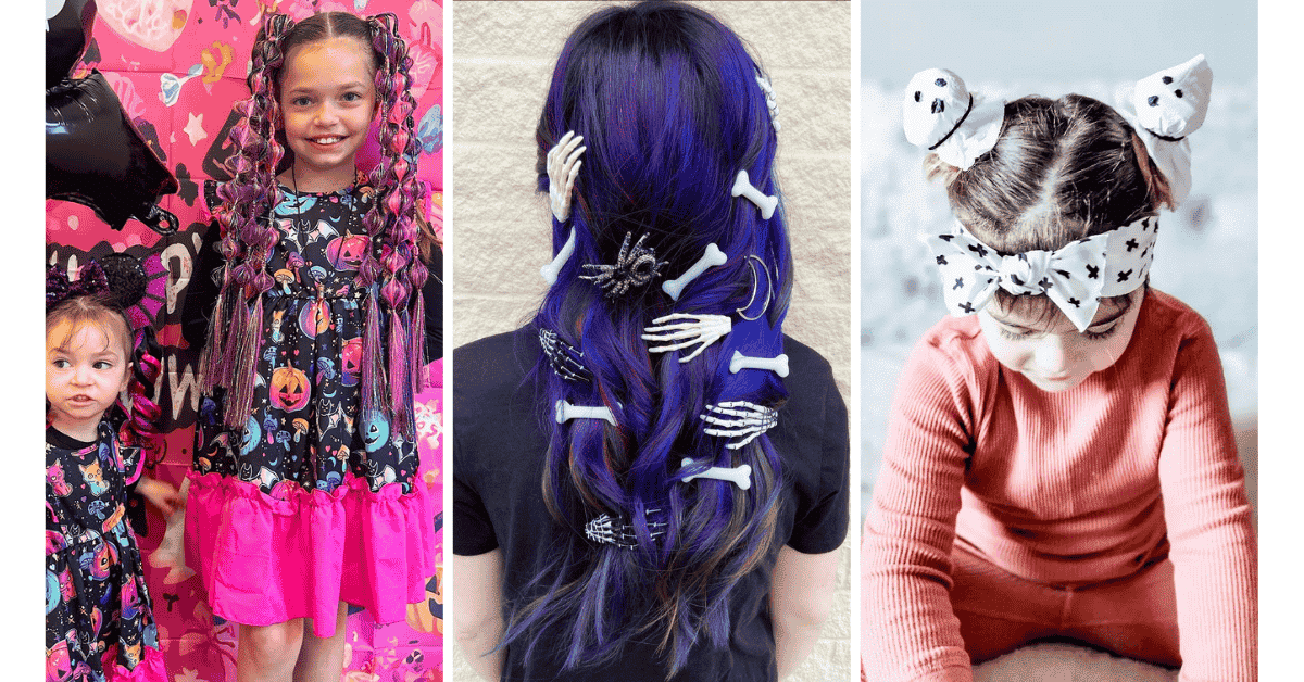 17 Easy Halloween Hairstyles for Kids - Spooky & Fun Hair Ideas ...