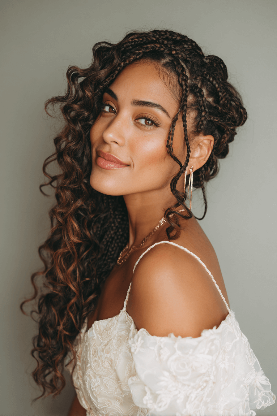 16 Medium Boho Knotless Braids I'm Obsessed With - trimizy.com